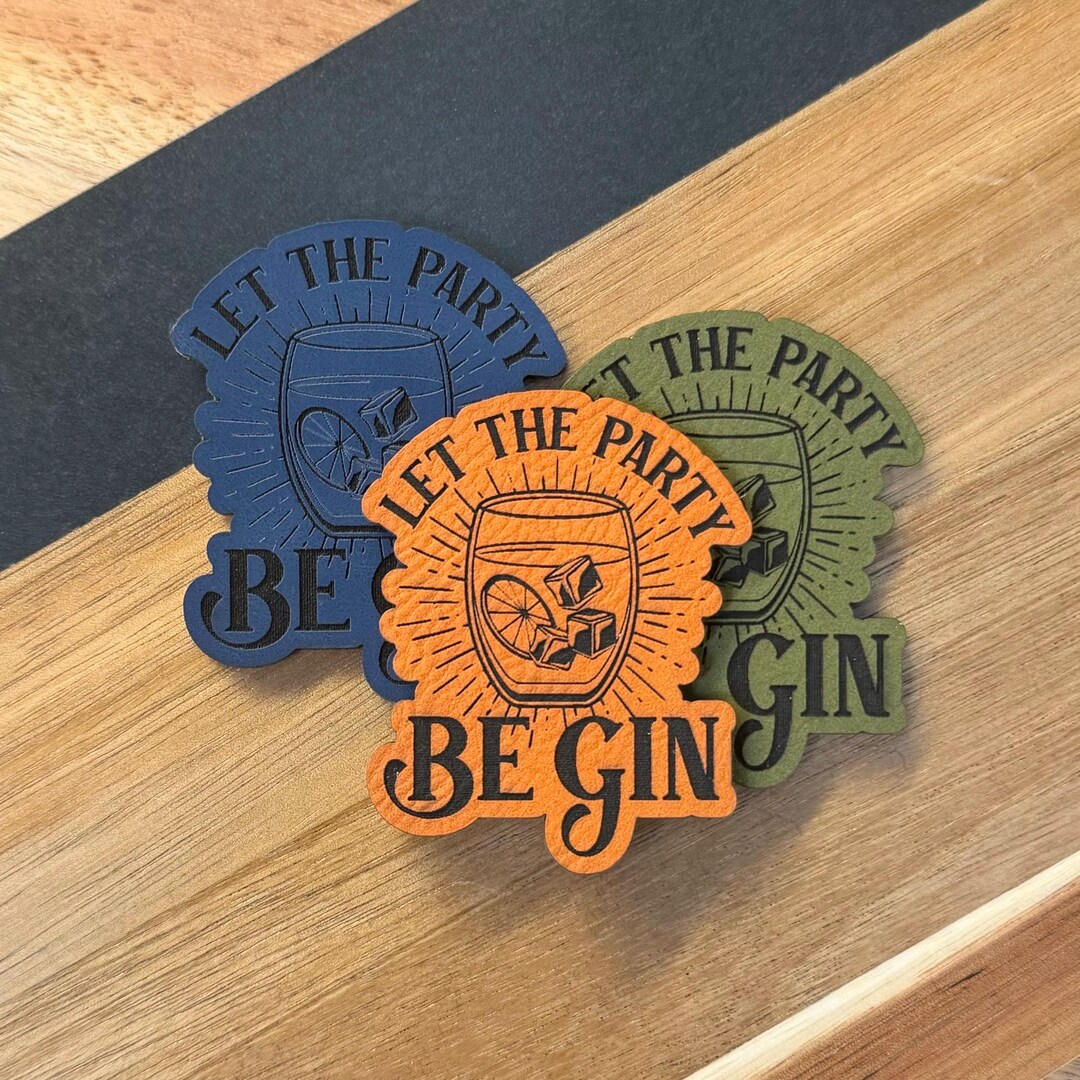 Let the Party Be Gin Drinking Hat Patch, Funny Gin and Tonic, Gift for ...