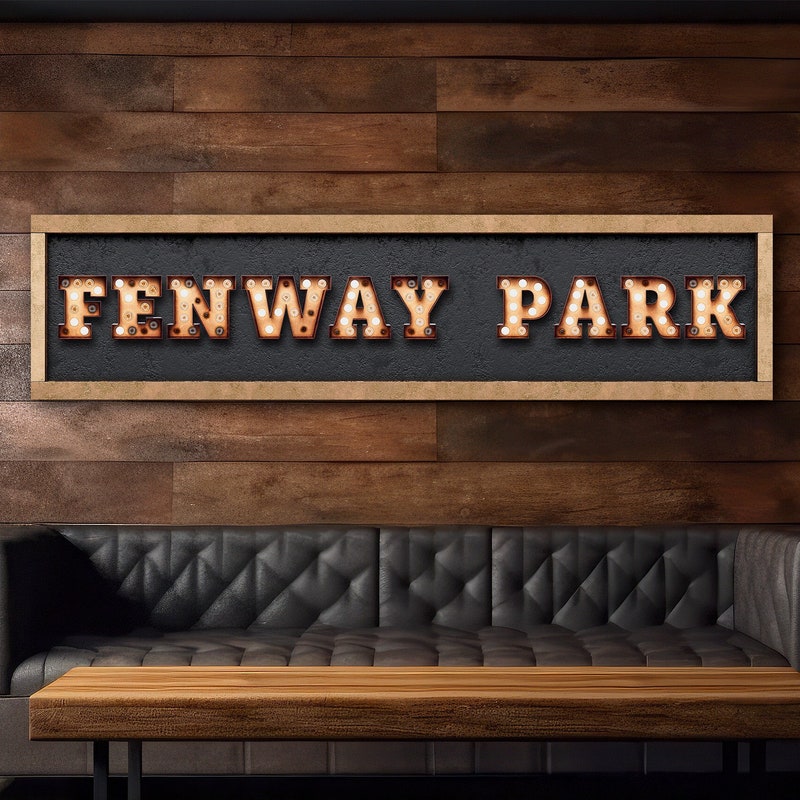 Fenway Park Sign - Etsy