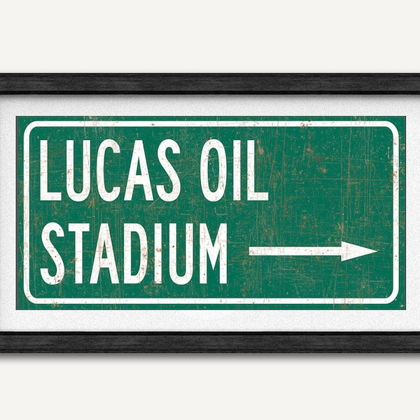 Lucas Oil Stadium Poster - Etsy