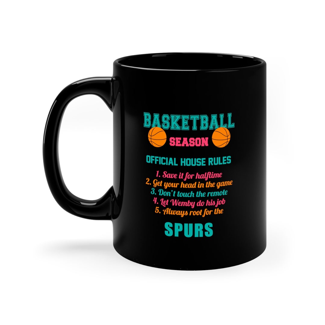 San Antonio Spurs Mug: Wemby Fan Gift, Basketball Season Rules - Etsy