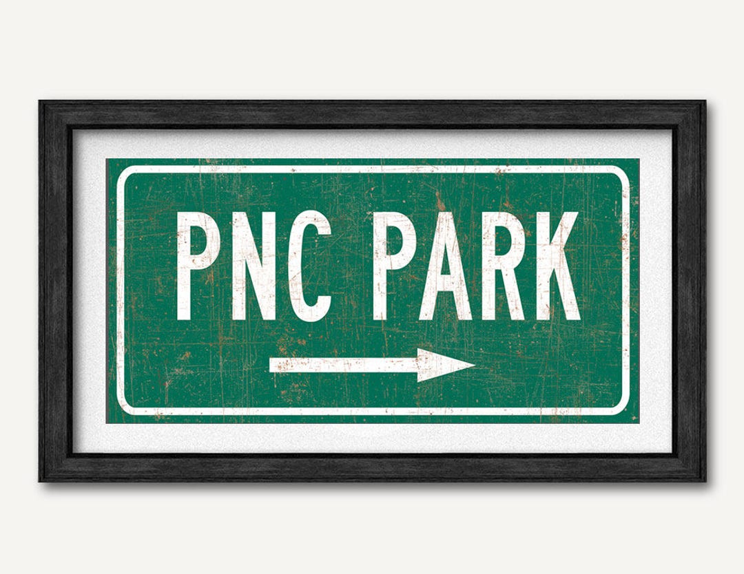 PNC Park Highway Sign Art Print: Pittsburgh Baseball Fan Gift - Etsy