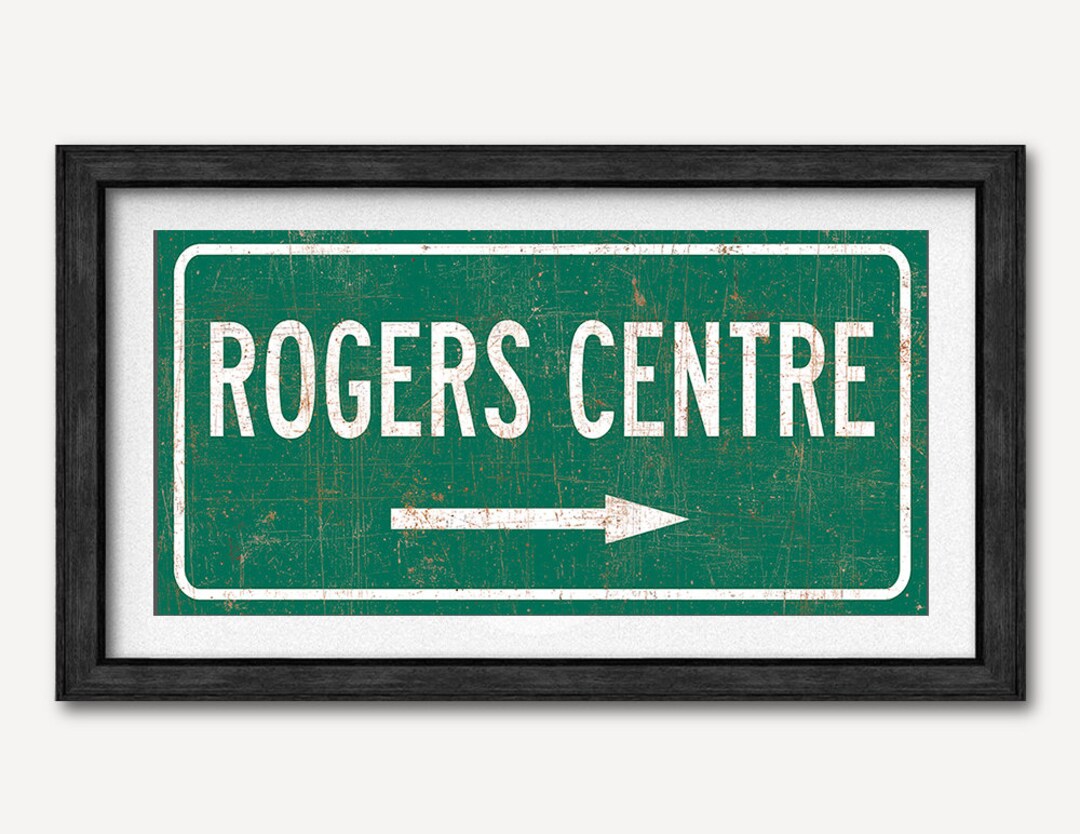 Rogers Centre Highway Sign Toronto Blue Jays Fan Wall Art - Etsy