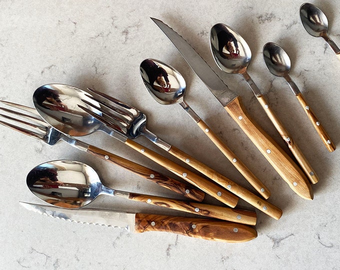 Mid Century Swedish Vintage Rostfritt Stal Flatware Set of 4 Forks & 4 ...