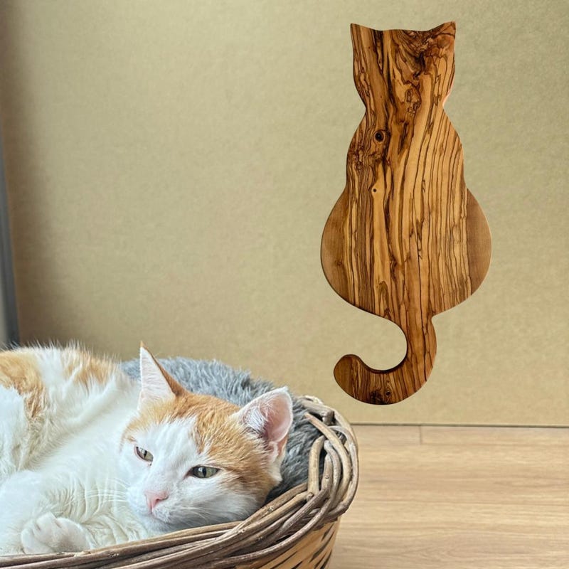 Cat Cutting Board - Etsy