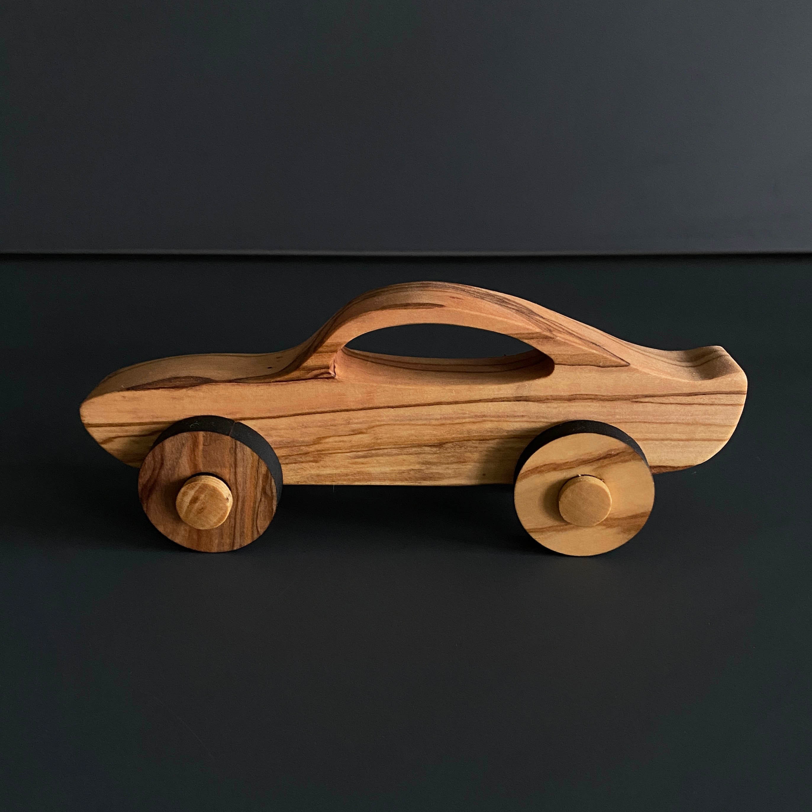 Olive Wood Toy Car Wooden Toy Car - Etsy
