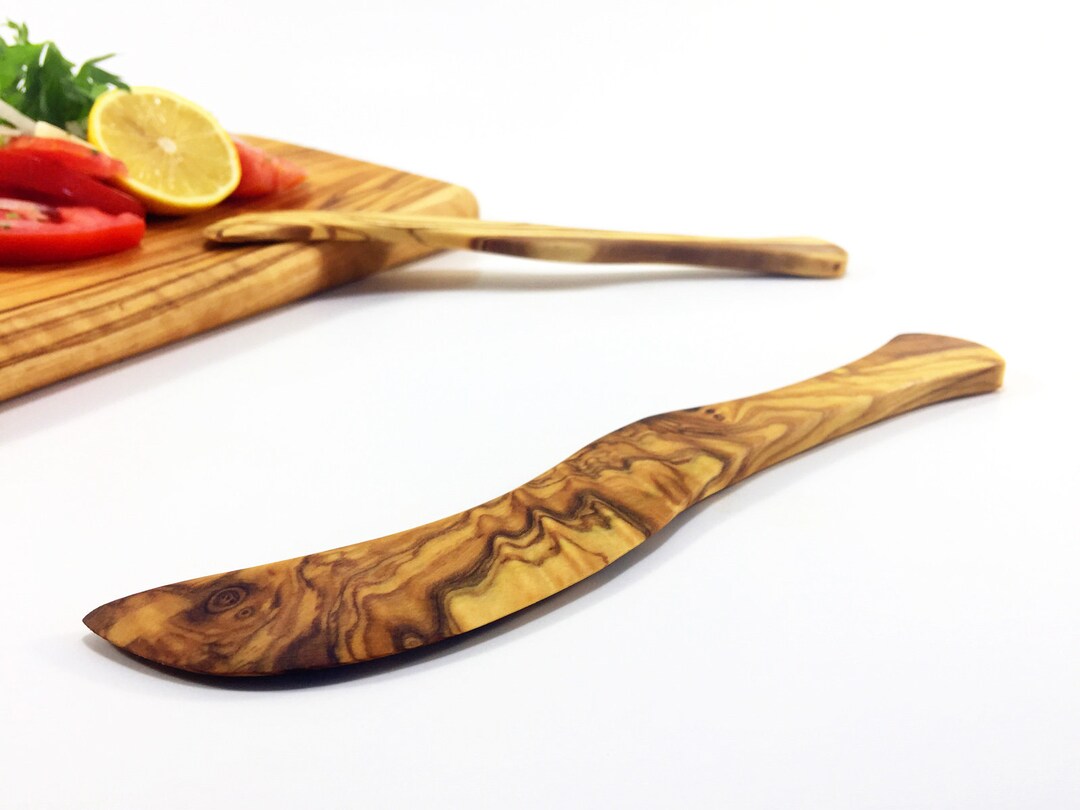 Olive Wood Breakfast Knife, Olive Wood Butter Knife - Etsy
