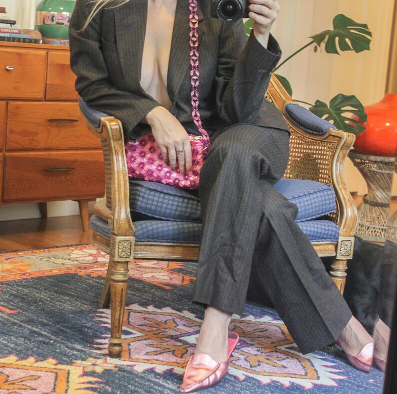 Vintage Brown Wool Suit / Vintage Power Suit / Vintage Women's Suit ...