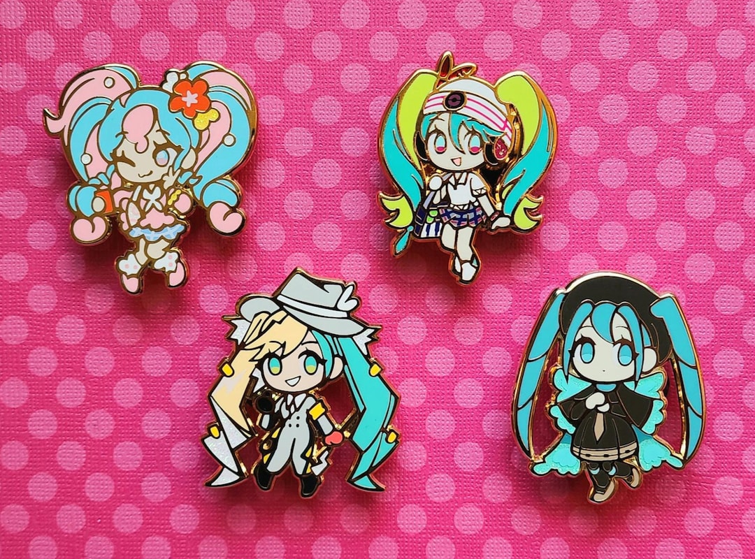 Trainer Miku Enamel Pins - Etsy