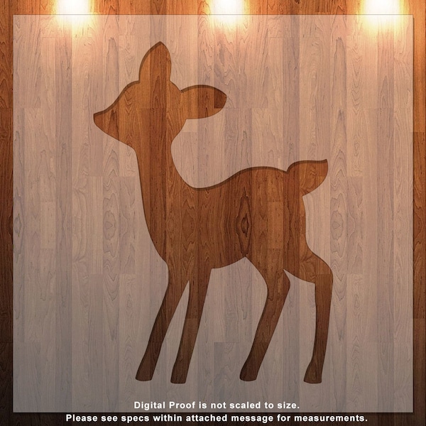 Deer Stencil - Etsy
