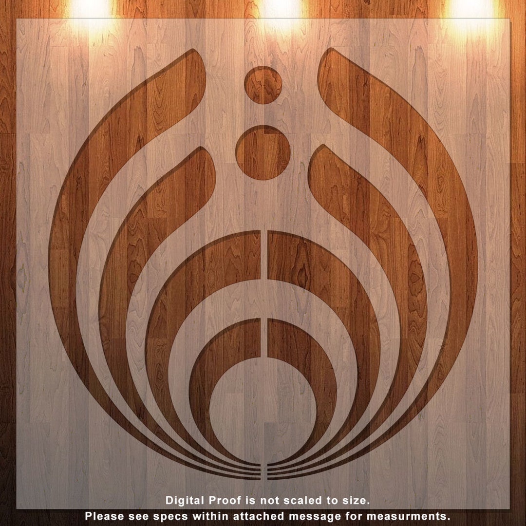 Bass Drop Symbol, Stencil, Durable, Reusable - Etsy