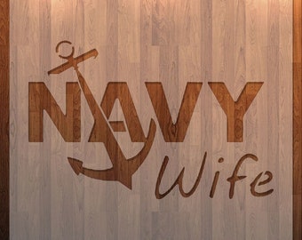 US Navy First Class Petty Officer Stencil Template Reusable Multiple ...