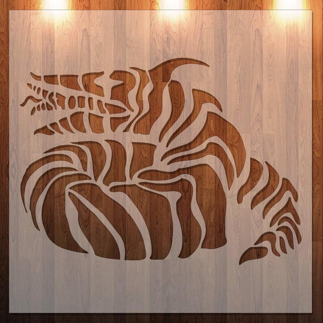 Sand Worm, Beetle Juice, Text, Cookie, Tattoo Clear Stencil, Durable ...