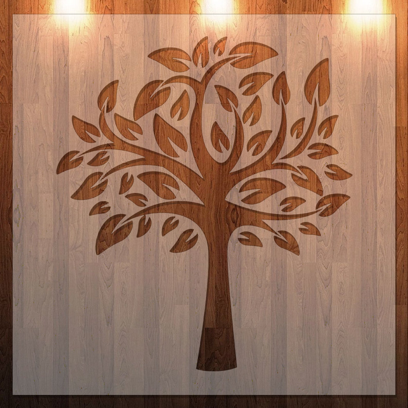 Tree Stencil Tree Stencil Durable Reusable - Etsy