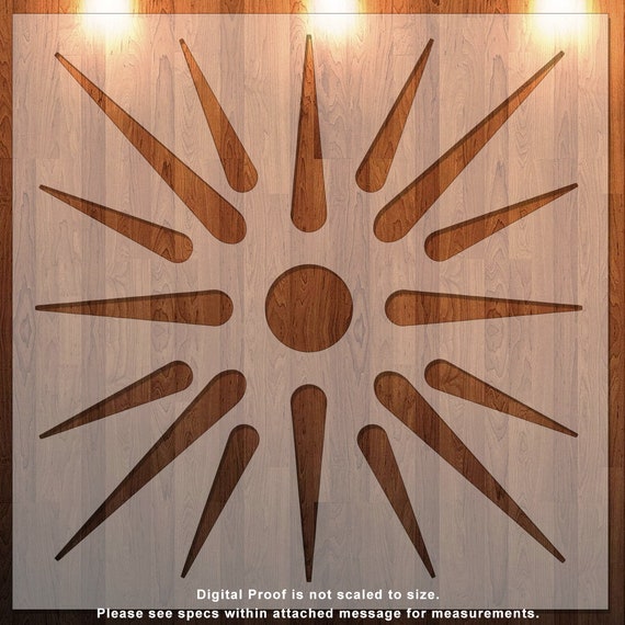 Spike Ball Ball Spikes Stencil Durable Reusable. - Etsy