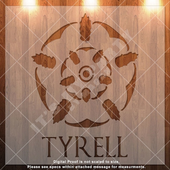 House Tyrell GOT Series Clear Stencil Durable Reusable - Etsy