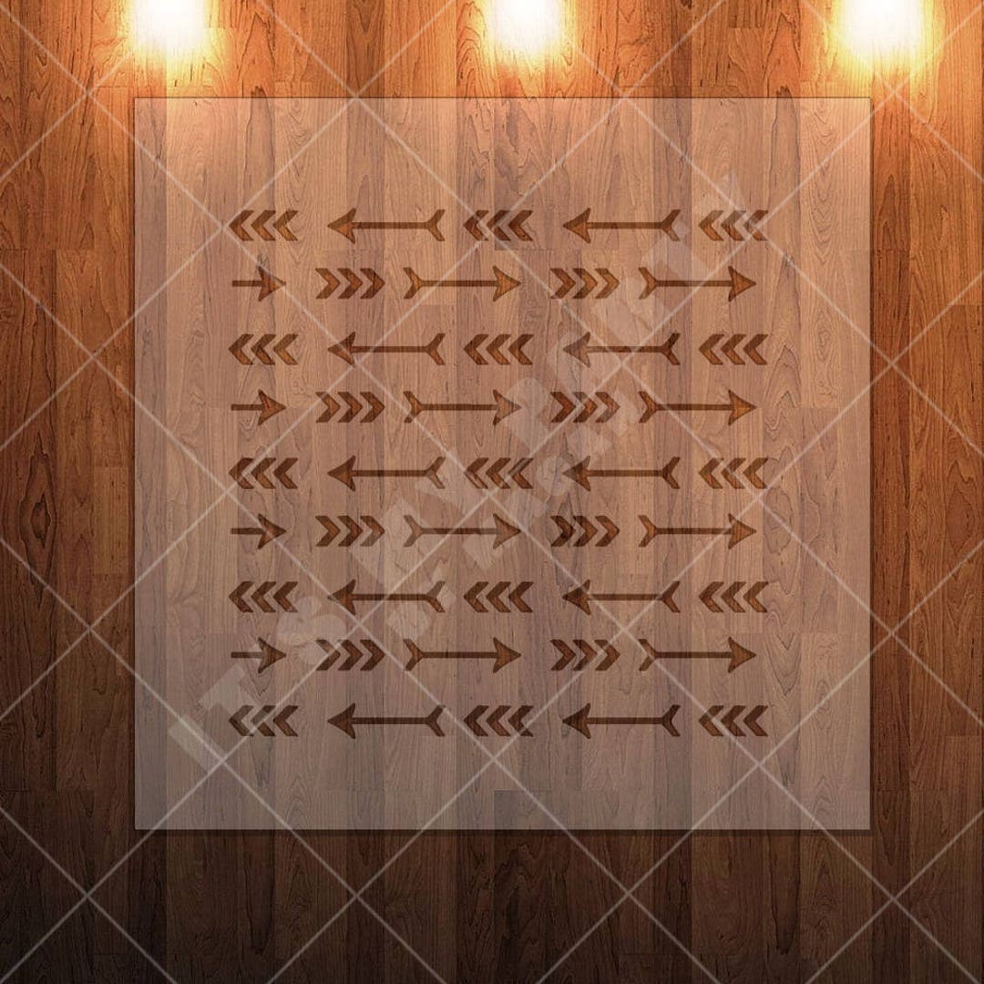 Arrows Stencil, Cookies, Reusable, Stencil, Pattern Design - Etsy