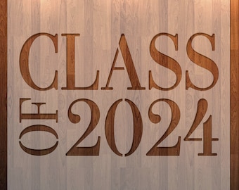 Class of 2023 Graduation Stencil REUSABLE, DURABLE, WASHABLE Craft ...