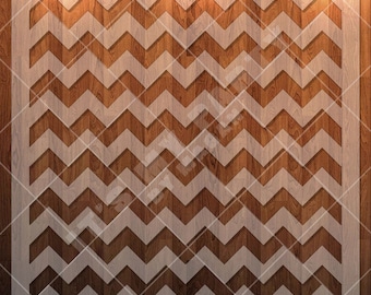 Zig Zag Stencil | Etsy