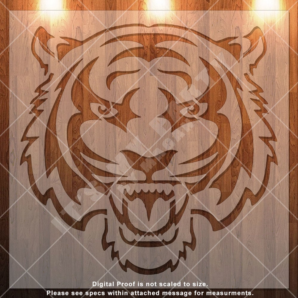 Tigers, School, Mascot, Stencil, College, School Logo, Durable ...