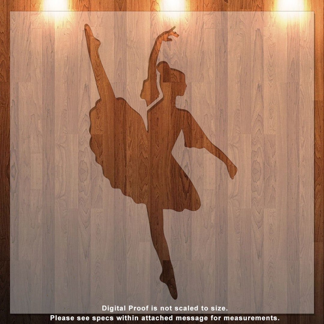 Ballerina Dancer Stencil Ballet Dancer Stencil, Musical, Performance ...