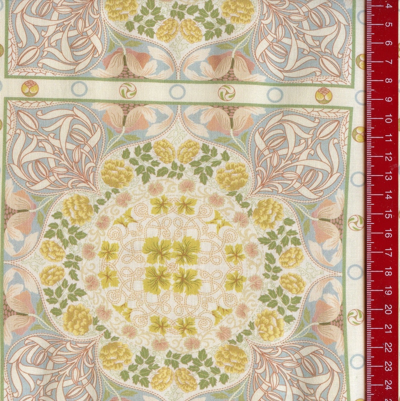 WILLIAM MORRIS MUSES Organic V&A Cotton Fabric. Suitable for Sewing ...