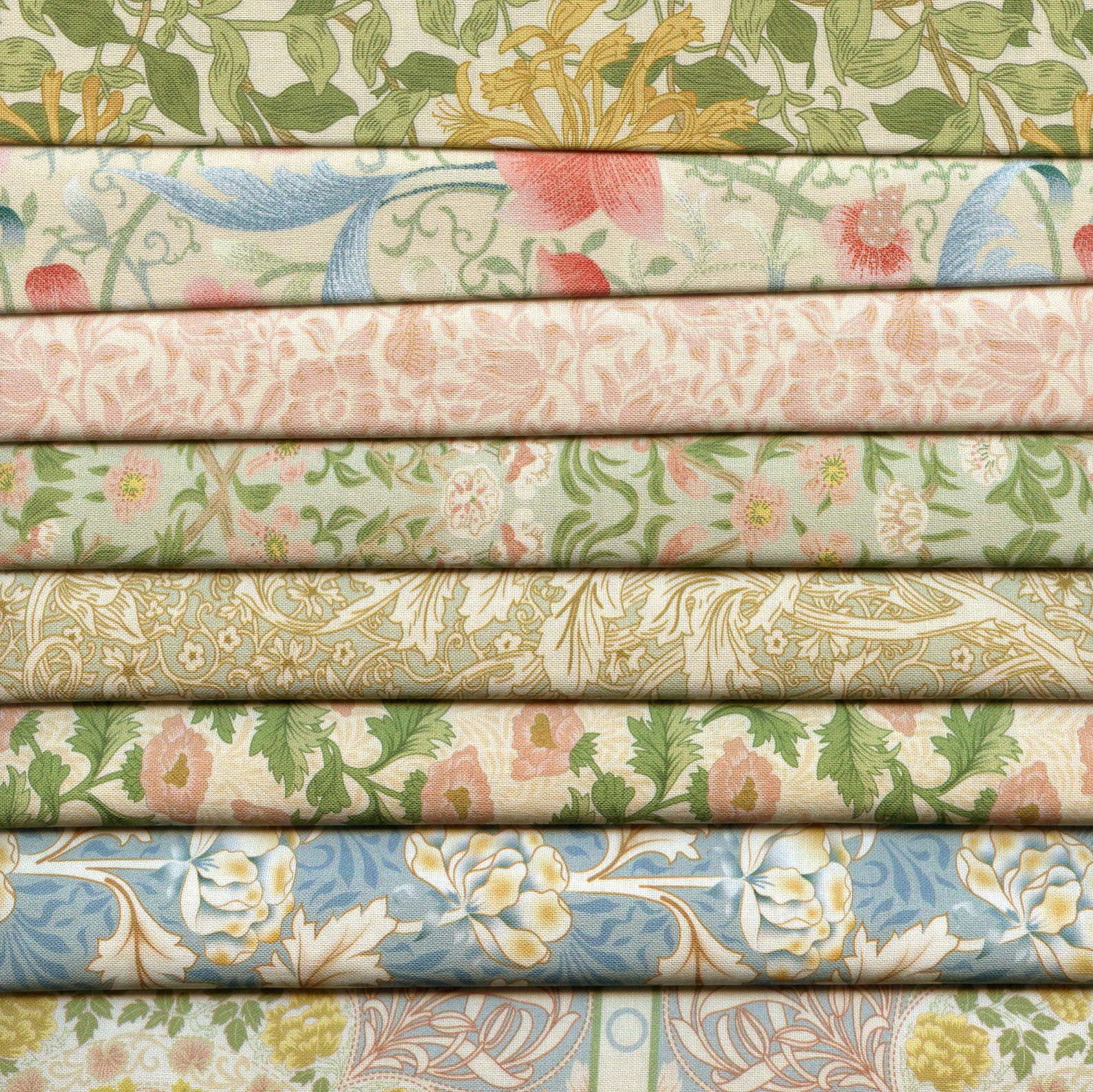 WILLIAM MORRIS MUSES Organic V&A Cotton Fabric. Suitable for Sewing ...