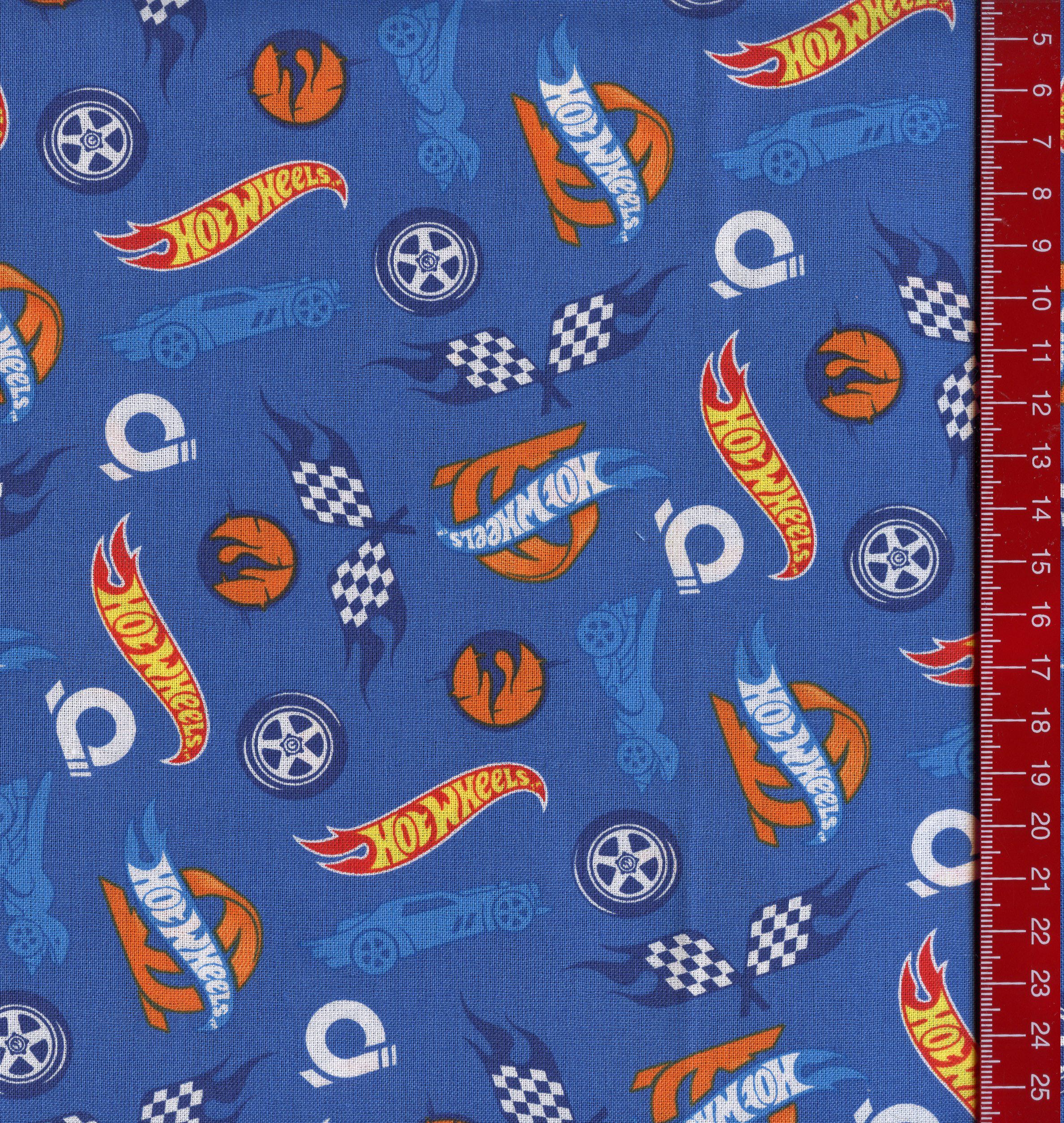 Hot Wheels Cotton Fabric: Assorted Cars, Creatures - Licensed - Etsy