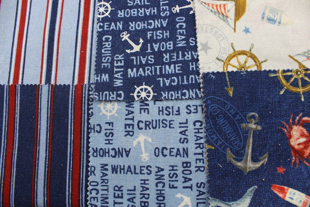 Charm Pack at the Helm 42 X 5 Squares to a Pack, Wilmington Prints ...