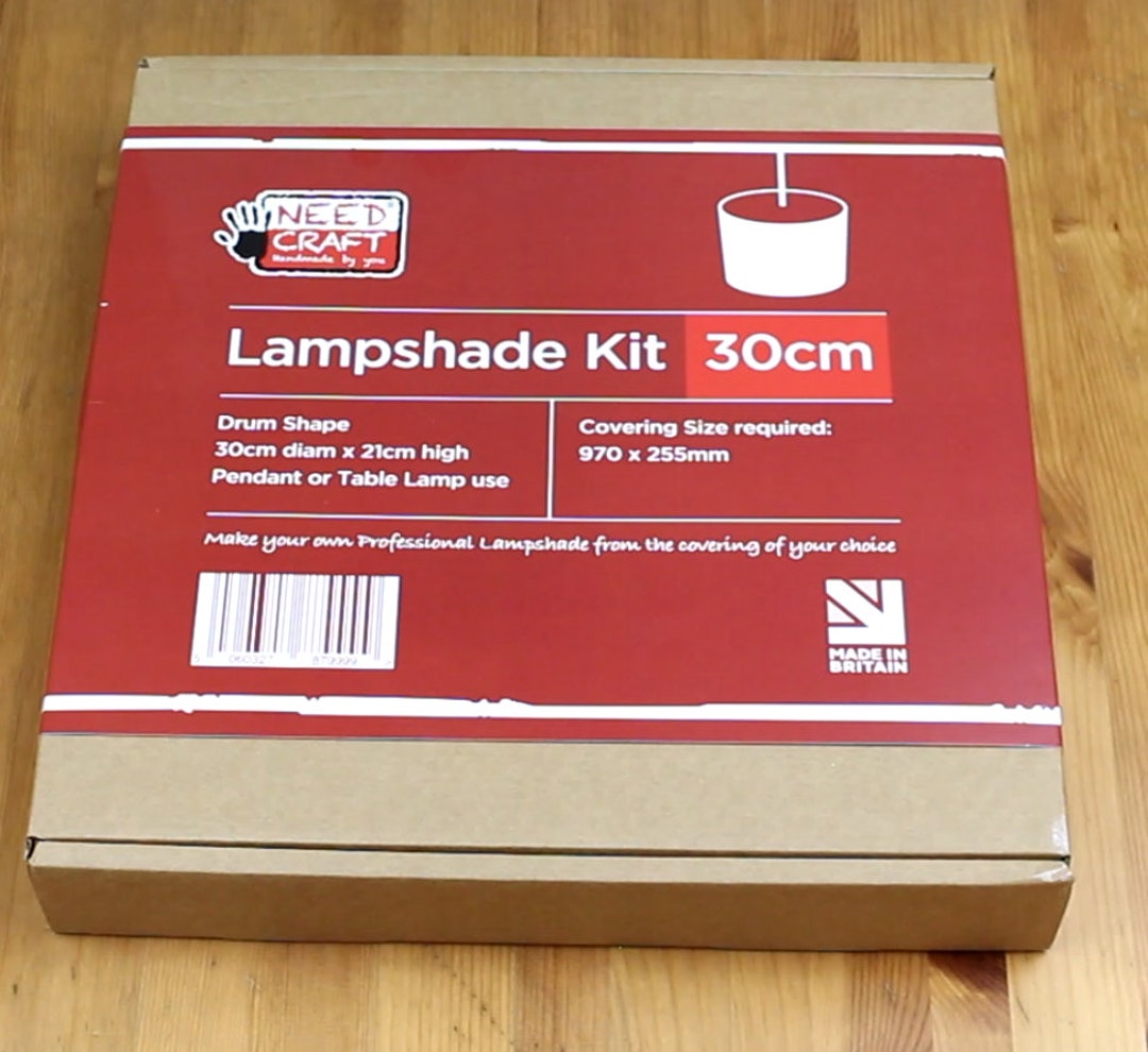 Lampshade Making Kits 20cm to 30cm - Drum Lampshade Kit - Make Your Own ...