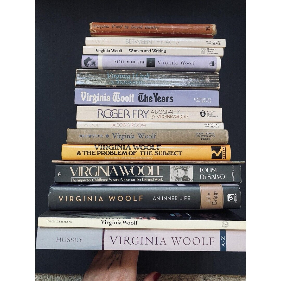Lot of 15 Virginia Woolf Collection - Miscellaneous Vintage Books - Etsy