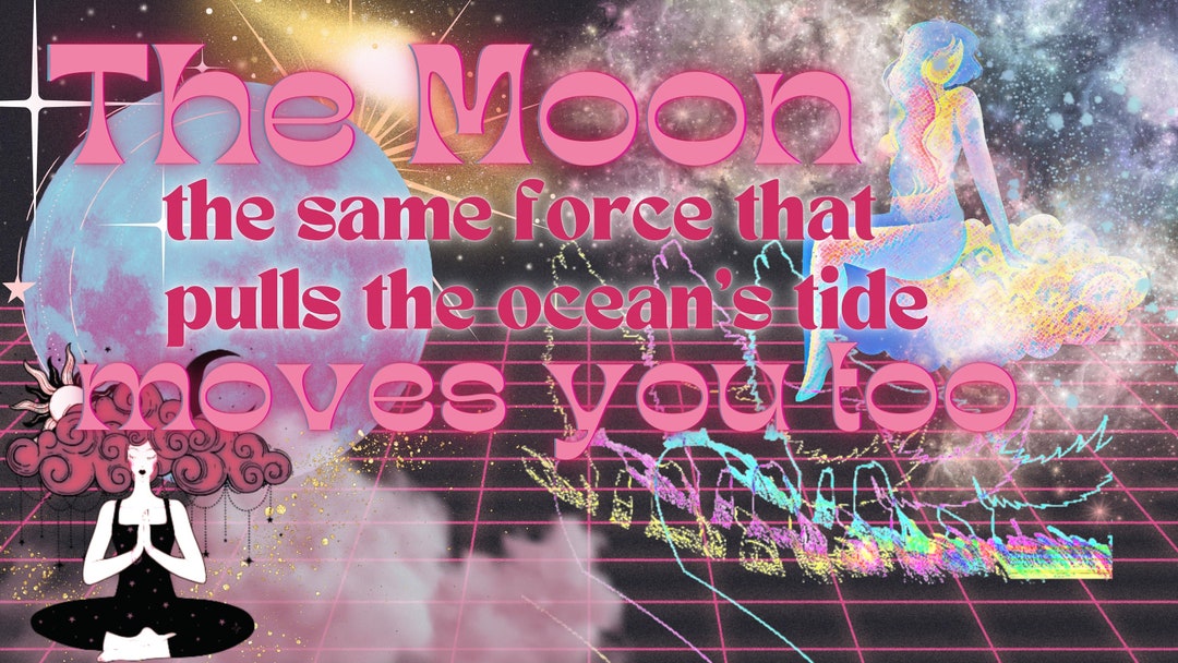 Moon Poetry Desktop Wallpaper - Etsy