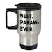 Best Papaw Ever, Papaw Gifts, Papaw Travel Mug , Stainless Steel ...