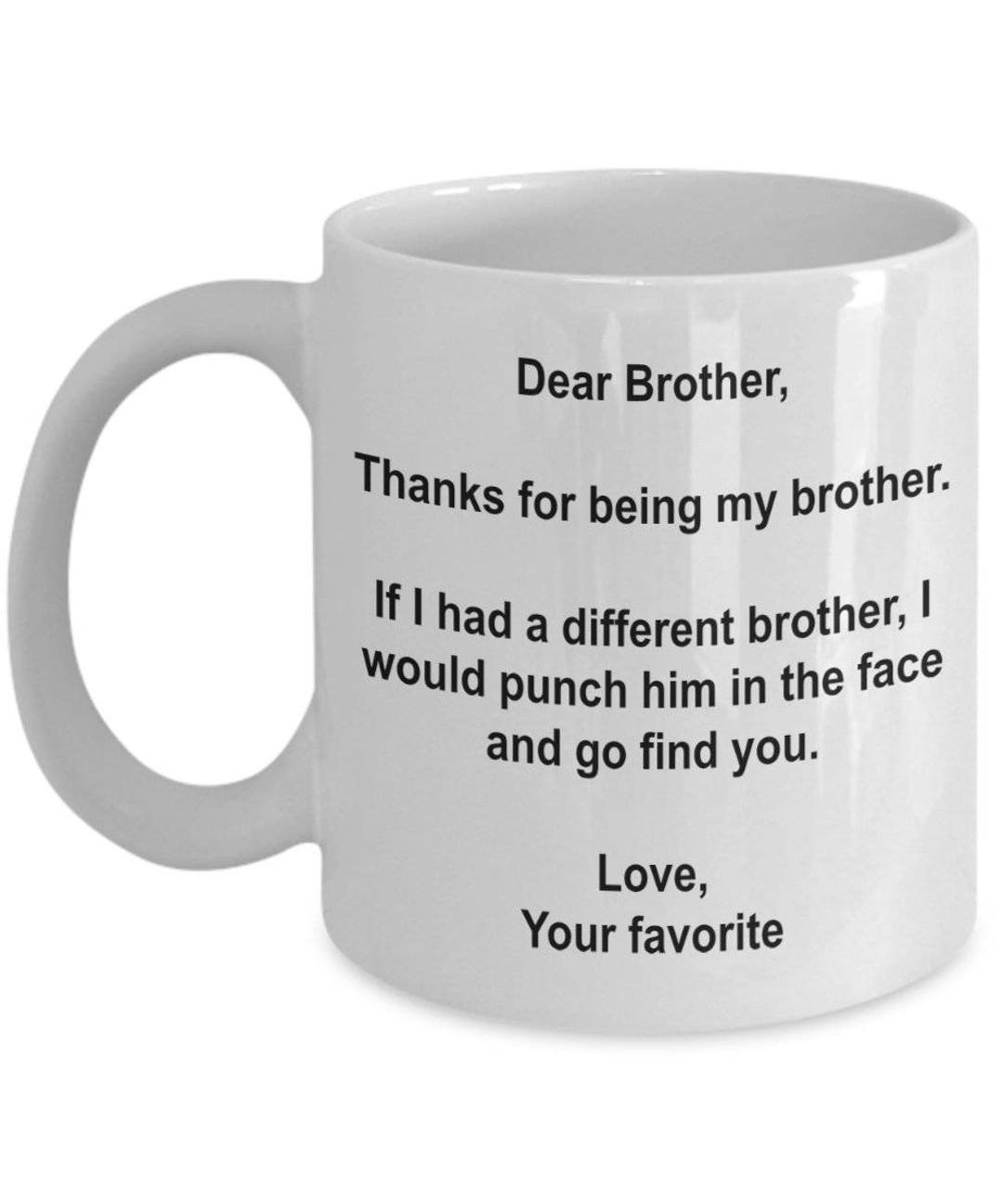 Dear Brother, Thanks for Being My Brother - Gift for Brother - Brother ...