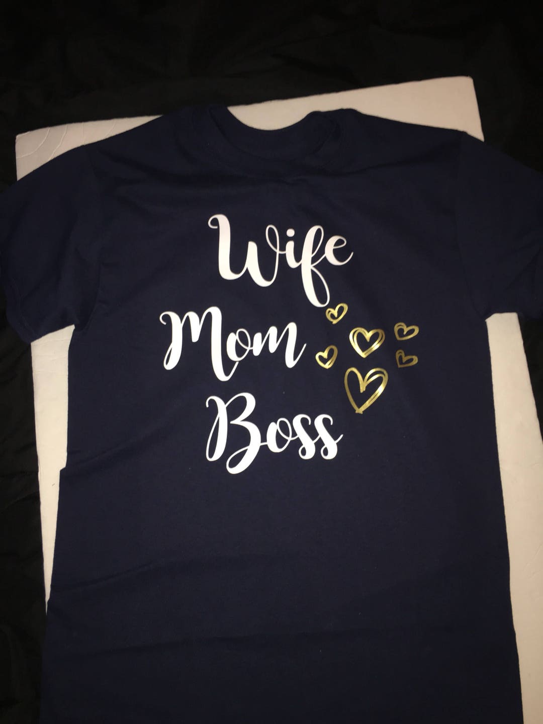 Wife Mom Boss T Shirt Etsy