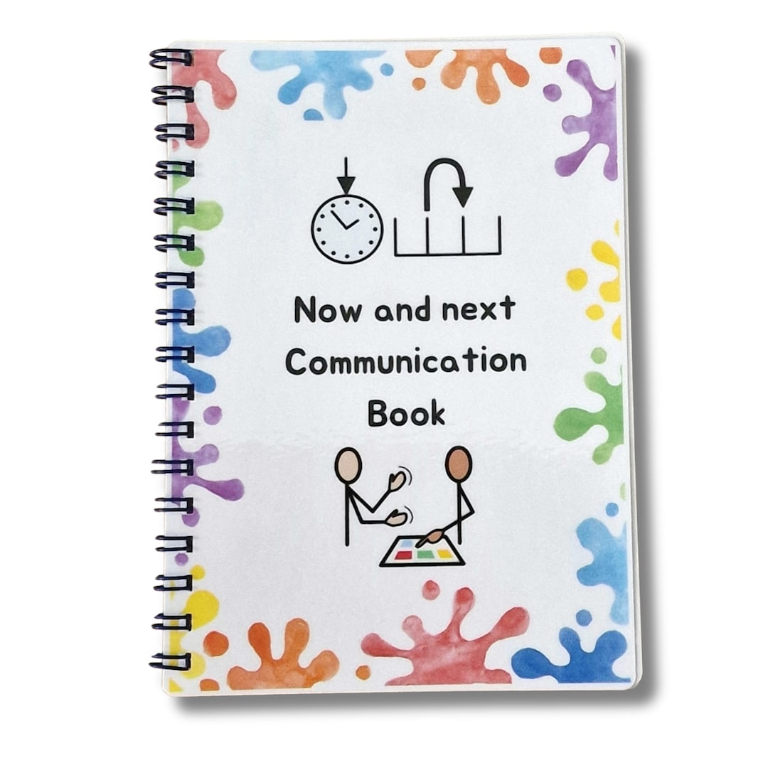 Now and Next Communication Book - Visual Communication, Autism SEN, Now ...
