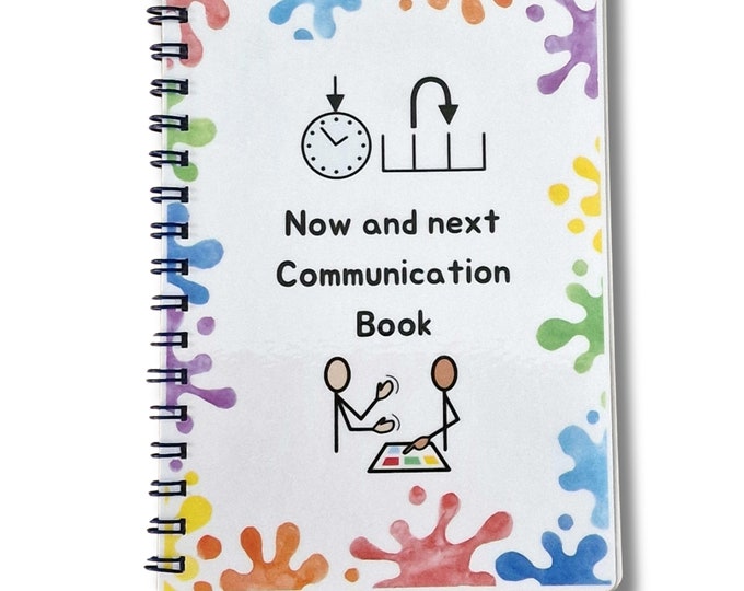 Now and Next Communication Book - Visual Communication, Autism SEN, Now ...