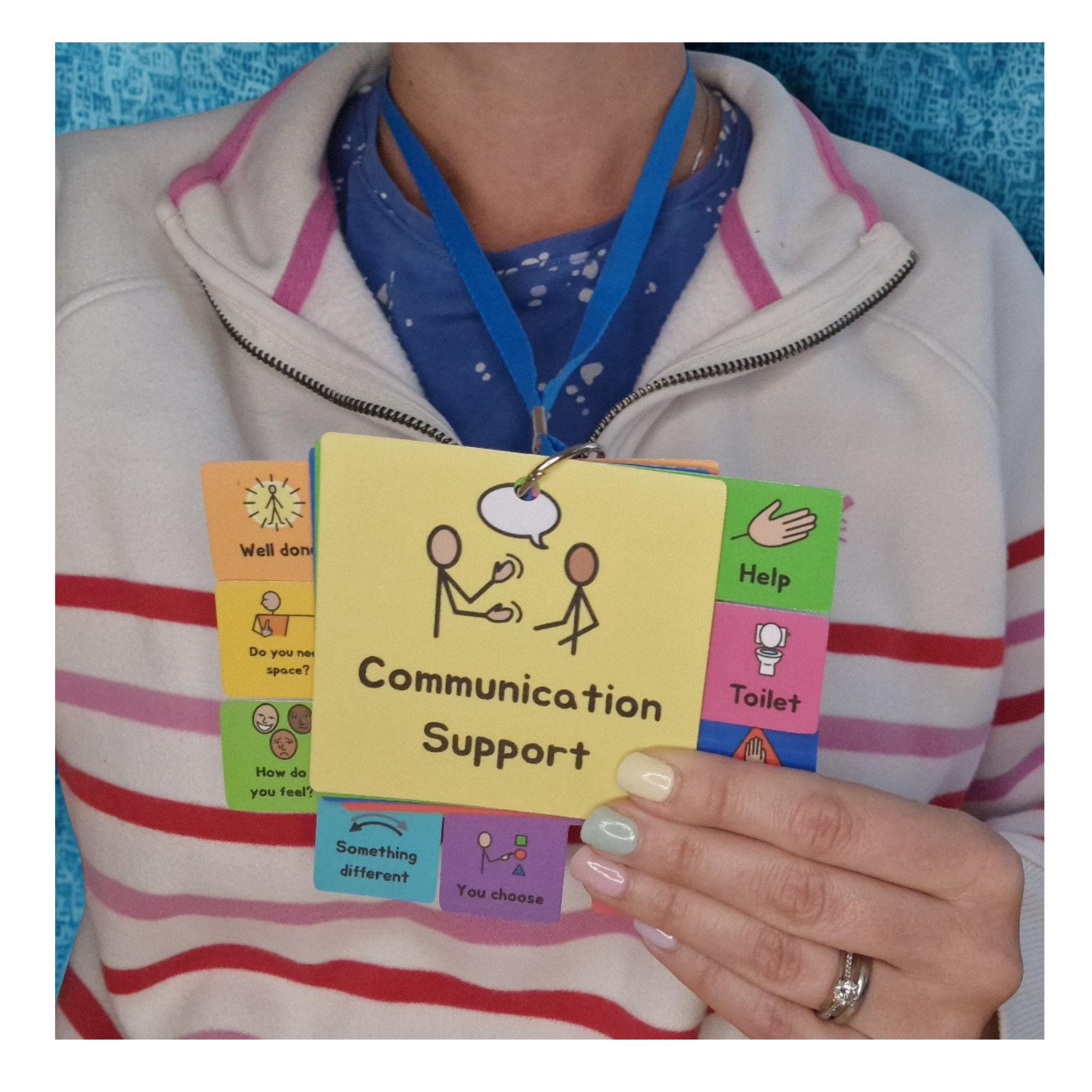 Tabbed Communication Support Cards - Visual Communication, Autism - Etsy UK