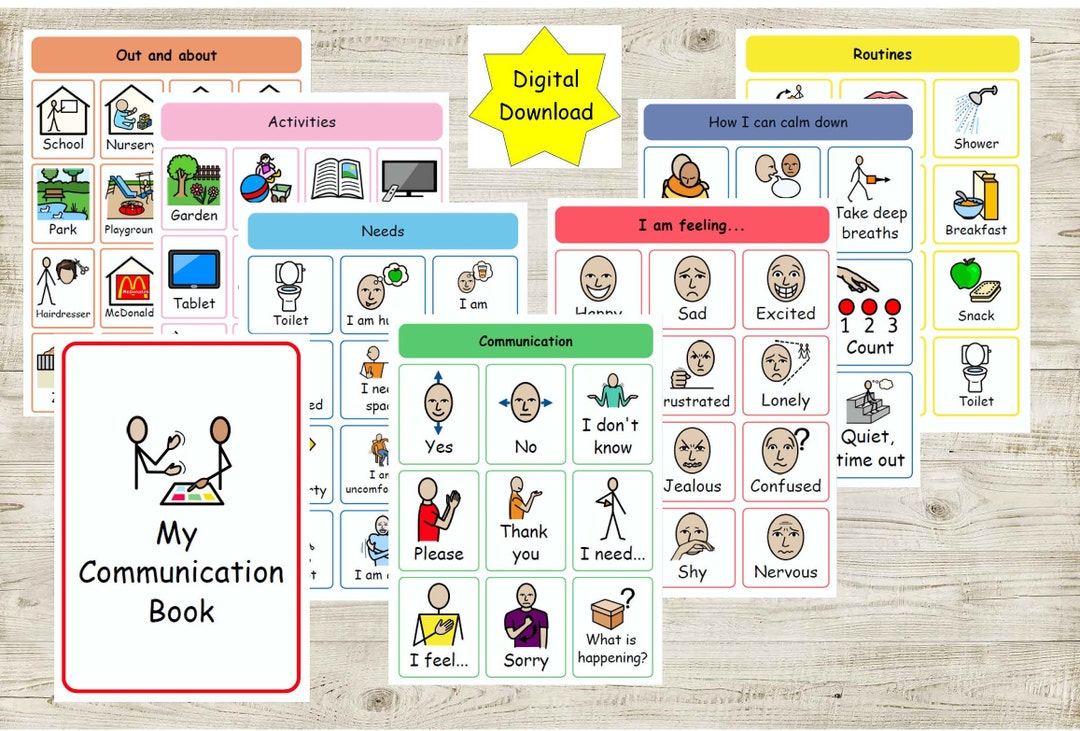 Communication Visuals Book - Make Your Own - Instant Digital Download ...