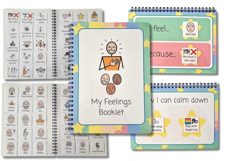 Feelings and Emotions Communication Booklet With Over 70 Emotion ...