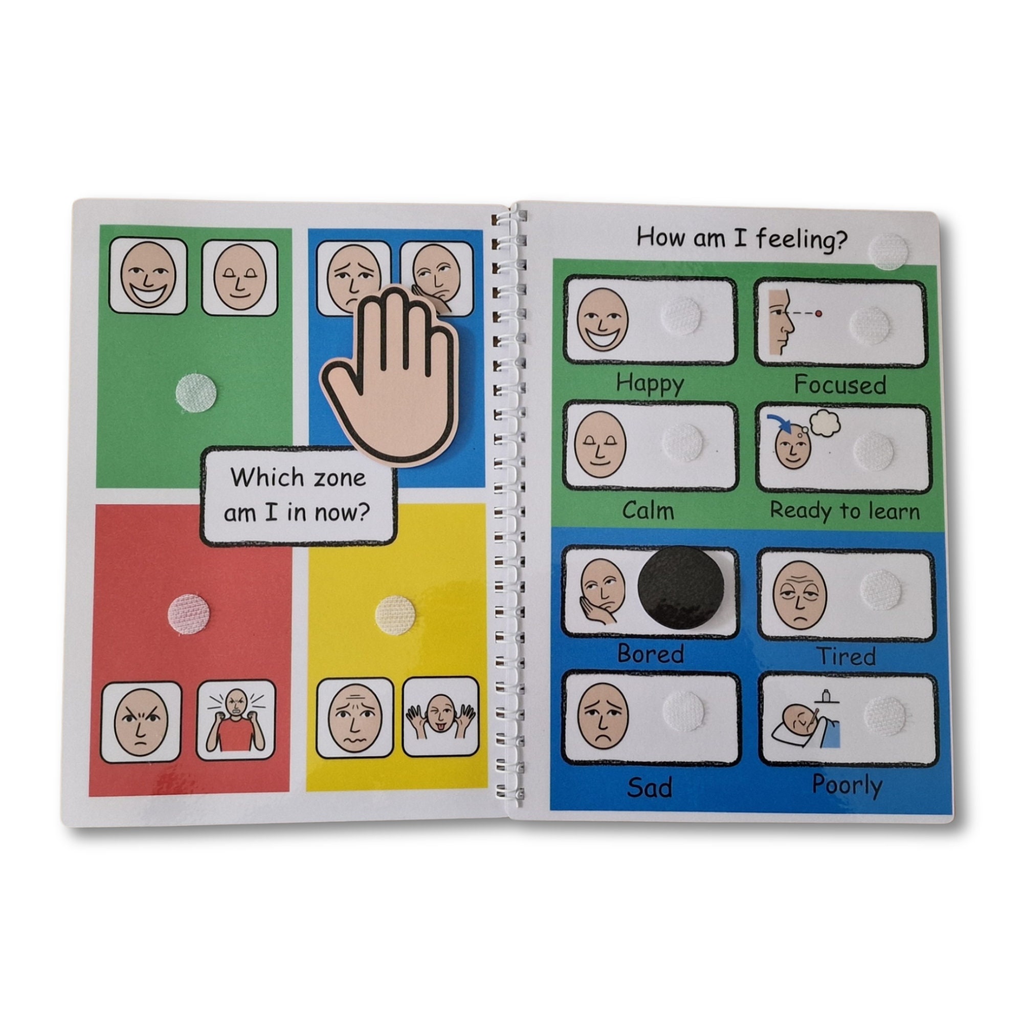The 'zones of Regulation' Interactive Booklet - Child Chooses - Visual ...