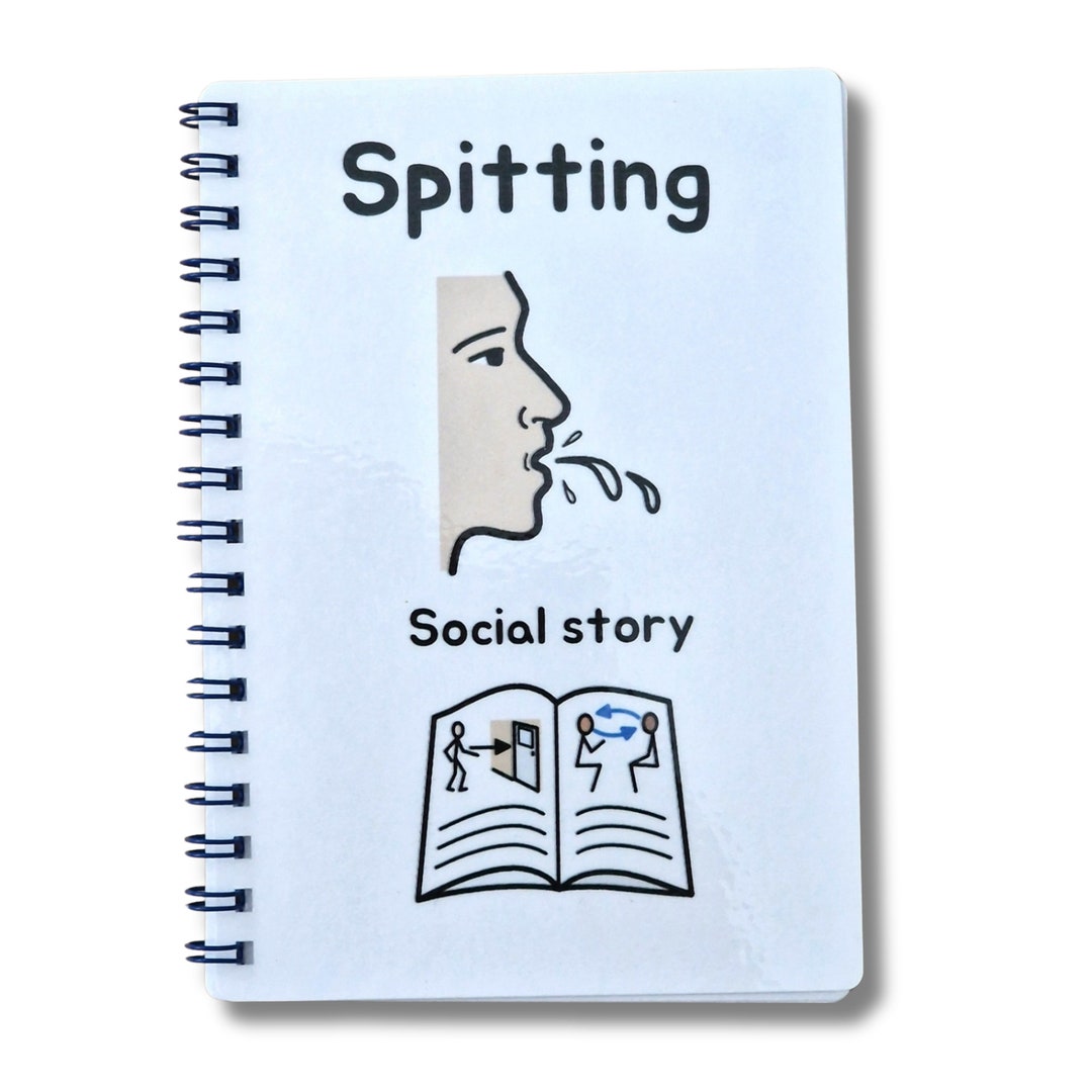 Mini Social Stories - Spitting - Autism, SEN - Etsy UK