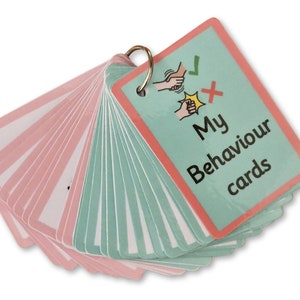 Behaviour Flashcards - Instant Download - Etsy