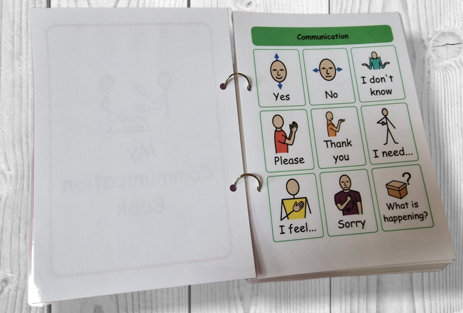 My Communication Book Visual Communication Autism SEN Now - Etsy UK