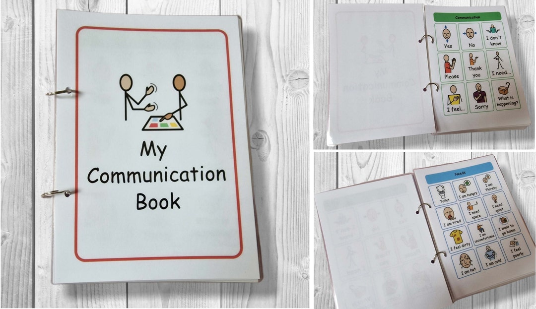 My Communication Book Visual Communication Autism SEN Now - Etsy UK