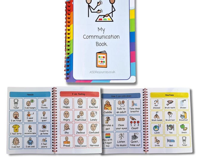 My Communication Book - Visual Communication, Autism SEN, Now and Next ...