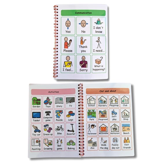 Visual Communication Book My Communication Book – A5 Visual Aid For ...