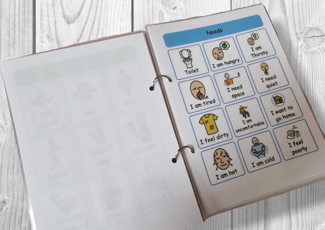 My Communication Book Visual Communication Autism SEN Now - Etsy UK
