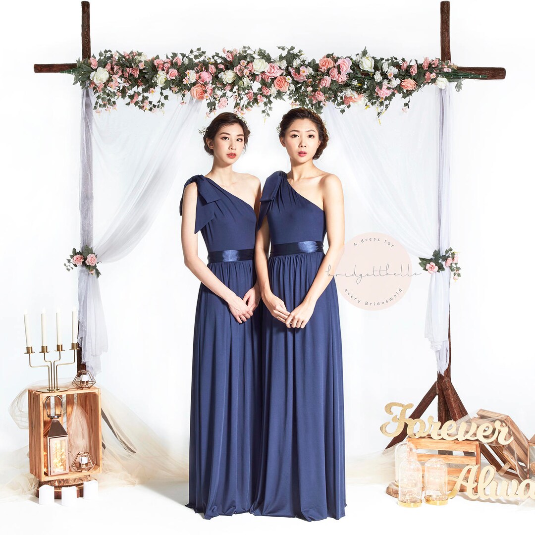 BB Daeva in 12 Colours One Shoulder Toga Floor Length Convertible Boho ...