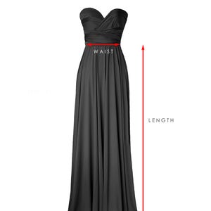 BB Floor Length Maxi Infinity Multiway Convertible Formal Prom ...