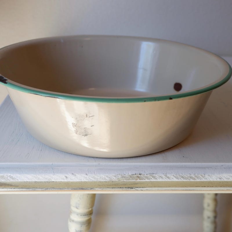 Enamel Wash Basin - Etsy